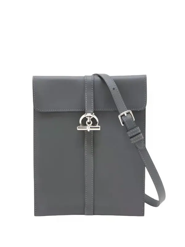 Hermès 2025 Swift Glenan To Go Pouch Crossbody Bag - Grey