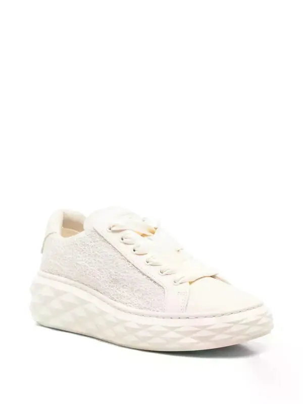 JIMMY CHOO Diamond Light Maxi Lace-up Sneakers