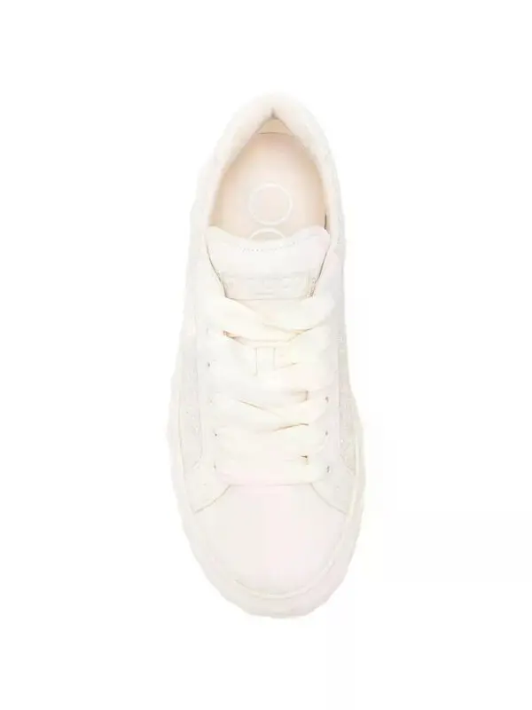 JIMMY CHOO Diamond Light Maxi Lace-up Sneakers