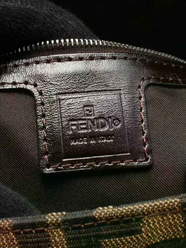 Fendi 2000-2015 Zucca Canvas Mamma Forever Shoulder Bag