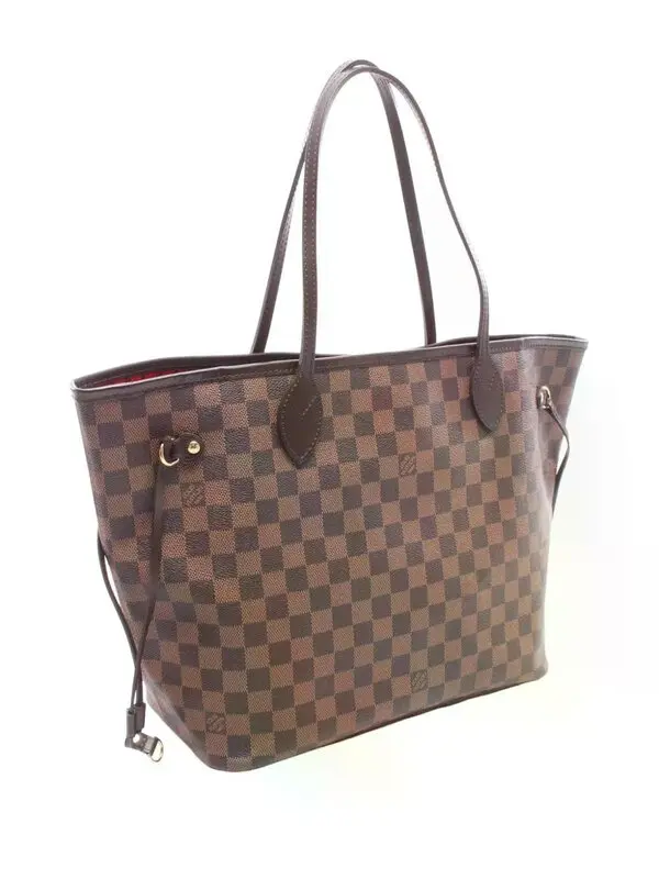 LOUIS VUITTON Damier Ebene Neverfull Mm Tote Bag
