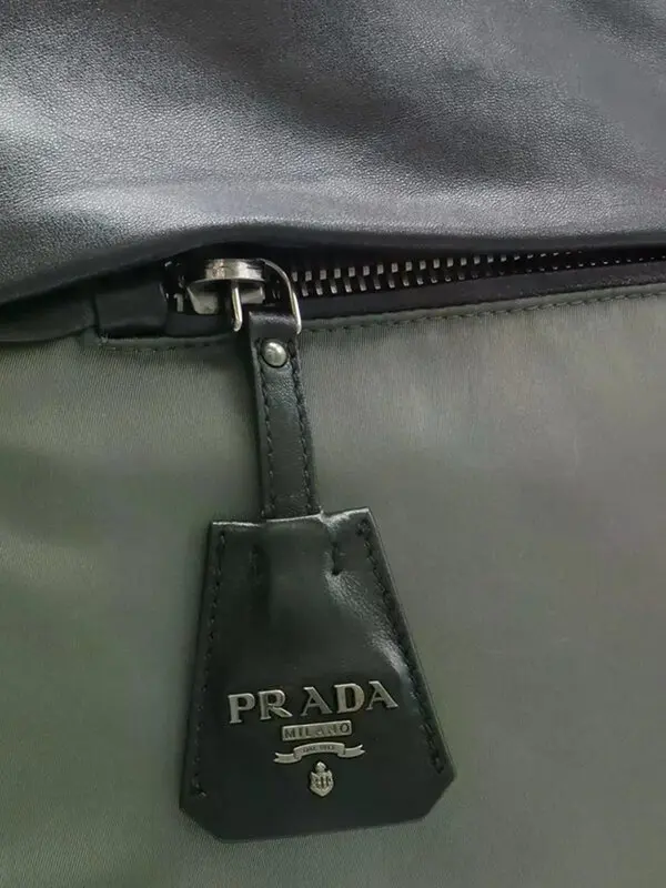 Prada 2013-2026 Tessuto And Nappa Reversible Satchel