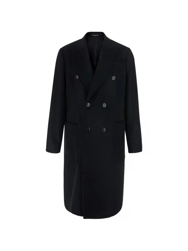 Emporio Armani Double-breasted Peak-lapels Coat
