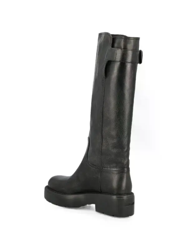 Miu Miu Leather Boots - Black