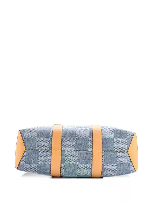 LOUIS VUITTON Weekend Nm Damier 3d Denim Tote Bag - Blue
