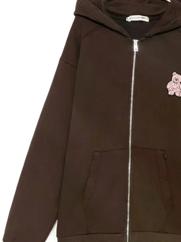 Joshua Sanders Bear Zip-up Hoodie