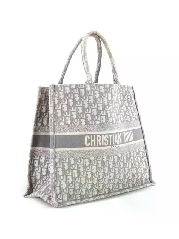 Dior Oblique Canvas Large Tote Bag
