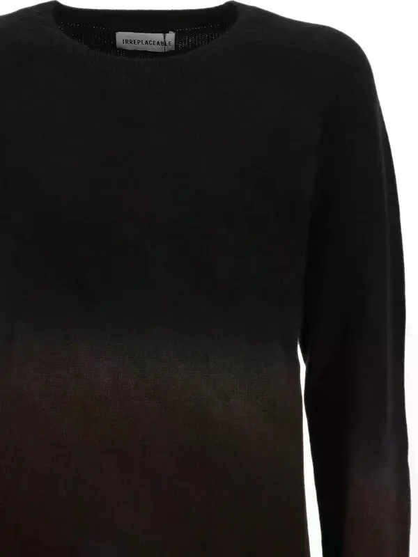IRREPLACEABLE Ombré Raglan-sleeve Sweater
