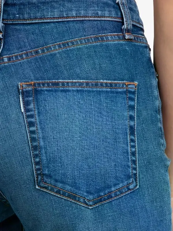 ASKK NY Juniper Faded-effect Flared Jeans
