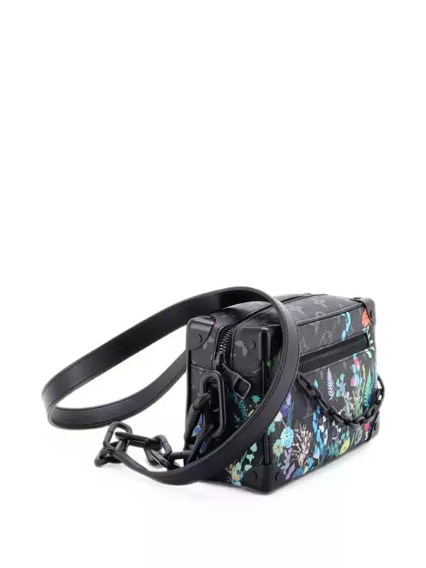 LOUIS VUITTON Soft Trunk Bag Limited Edition Foliage Monogram Eclipse Mini Crossbody Bag