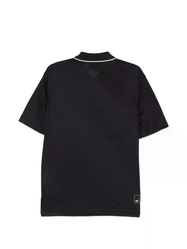 Emporio Armani Logo-patch Polo Shirt