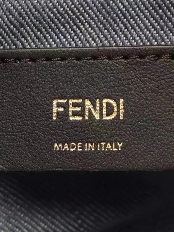 Fendi Zucca Canvas Mamma Baguette Satchel