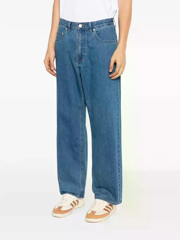 AGNES B. Logo-embroidered Jeans