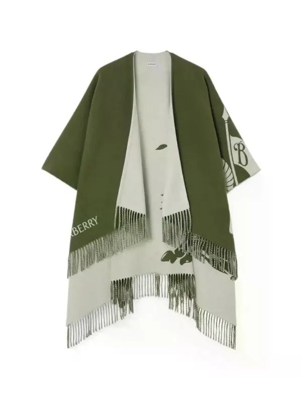 Burberry Knight Wool Cashmere Cape