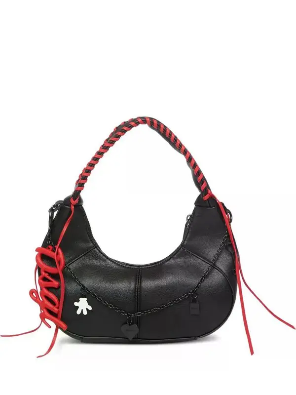 Desigual Medium Disney™ Embossed Charm-detail Tote Bag - Black