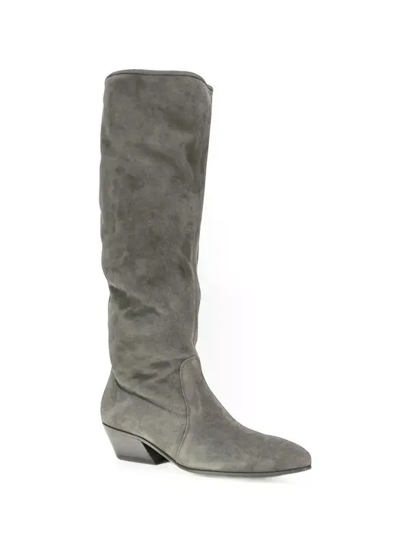 PEDRO GARCIA Helle Slouchy Suede Knee-high Boots
