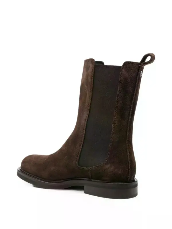 POEVE Suede-finish Chelsea Boots