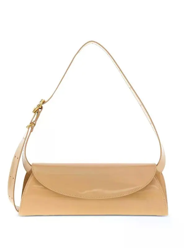 JIL SANDER Skin Pink Leather Small Cannolo Shoulder Bag - Neutrals