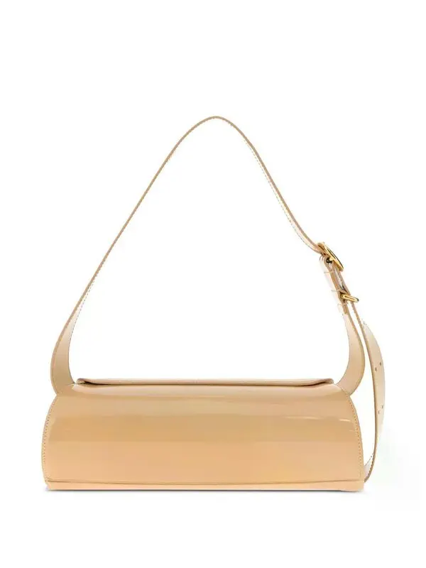 JIL SANDER Skin Pink Leather Small Cannolo Shoulder Bag