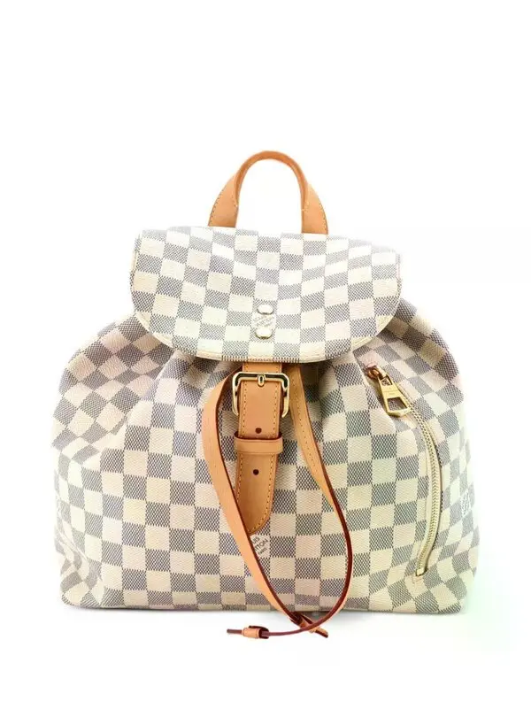 LOUIS VUITTON Sperone Damier Backpack - White