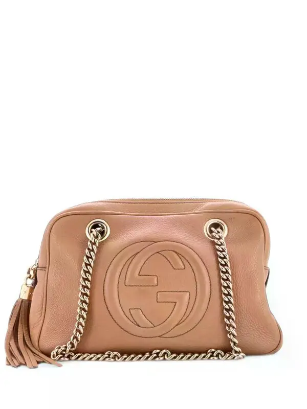 Gucci Soho Chain Zip Leather Small Shoulder Bag