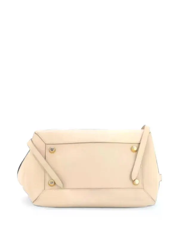 Celine Belt Bag Textured Leather Mini Shoulder Bag - Neutrals