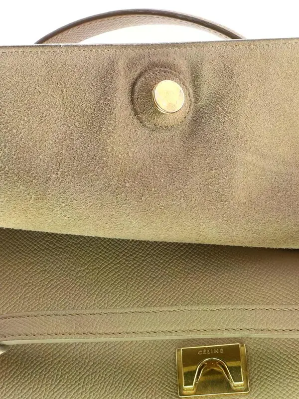 Celine Belt Bag Textured Leather Mini Shoulder Bag - Neutrals