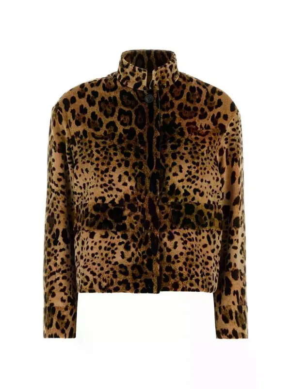 MMC STUDIO Tedro Leopard-print Jacket
