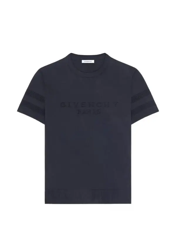Givenchy Paris-jacquard Cotton-knit T-shirt
