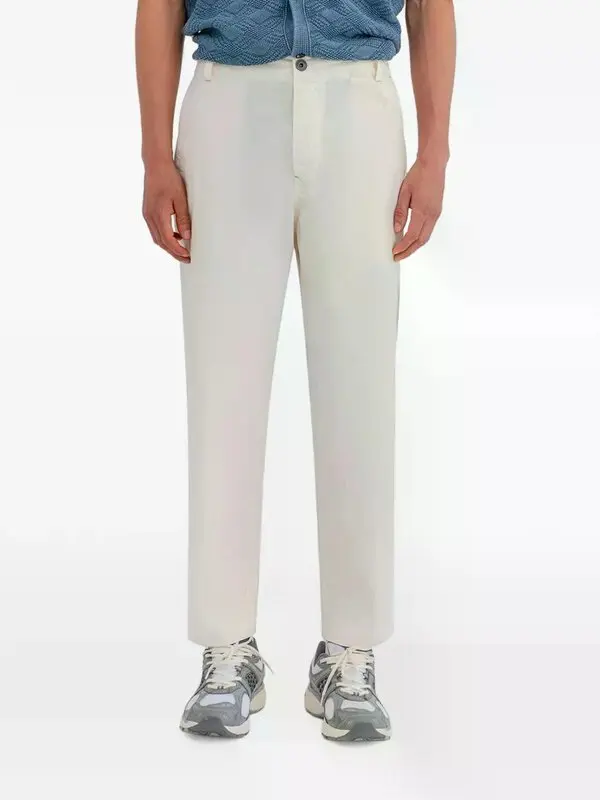 MURPHY&NYE Logo-print Cotton Trousers
