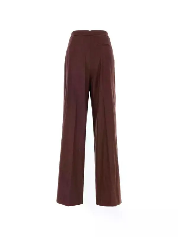 PT TORINO Grace Pleated Wide-leg Trousers