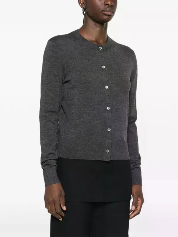 ELEH Button-up Wool Cardigan