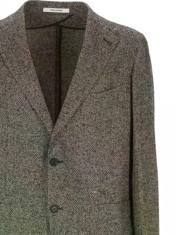 Tagliatore Tweed Single-breasted Blazer