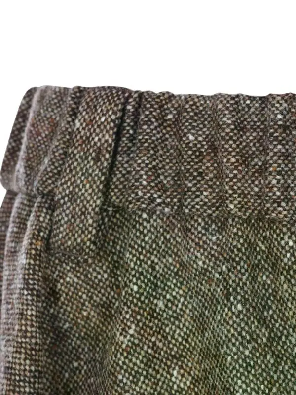Brunello Cucinelli Marl-effect A-line Skirt