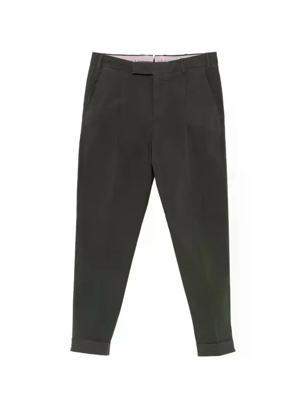 PT TORINO Pleated Turn-up Trousers