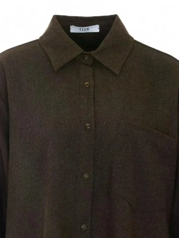 ELEH Chest-pocket Long-sleeve Shirt