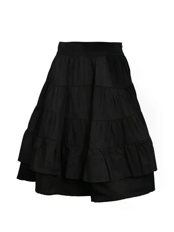Sandro Tiered Ruffled Skirt