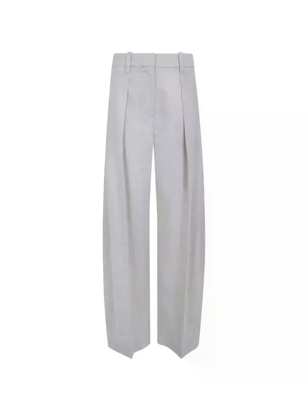 Brunello Cucinelli Pleated Wide-leg Trousers