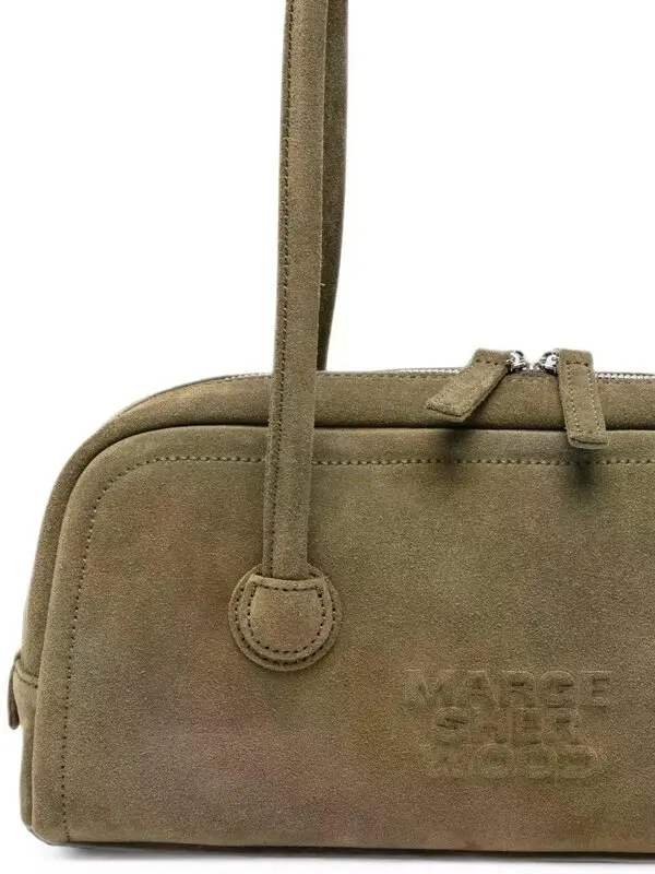 MARGESHERWOOD Suede Shoulder Bag - Green
