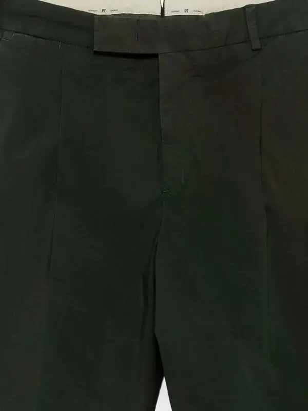 PT TORINO Pleated Turn-up Trousers