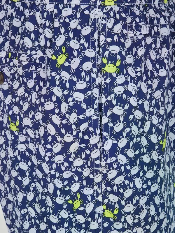 MC2 SAINT BARTH Crab-print Drawstring Swim Shorts