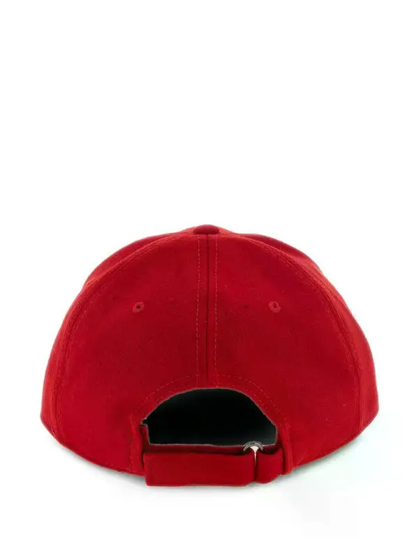 BALLANTYNE Monogram-patch Baseball Cap - Red