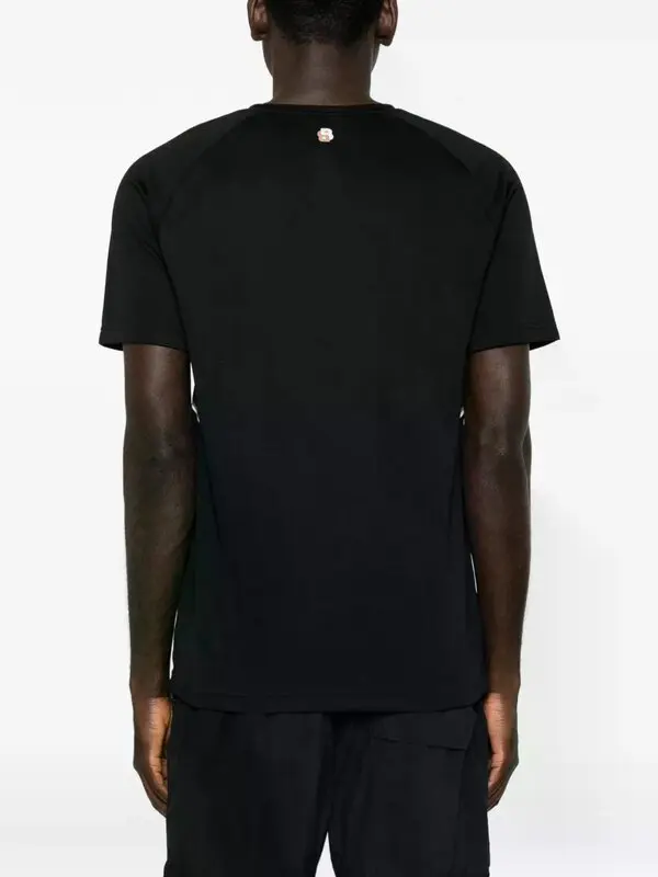 BOSS Logo-print Panelled T-shirt