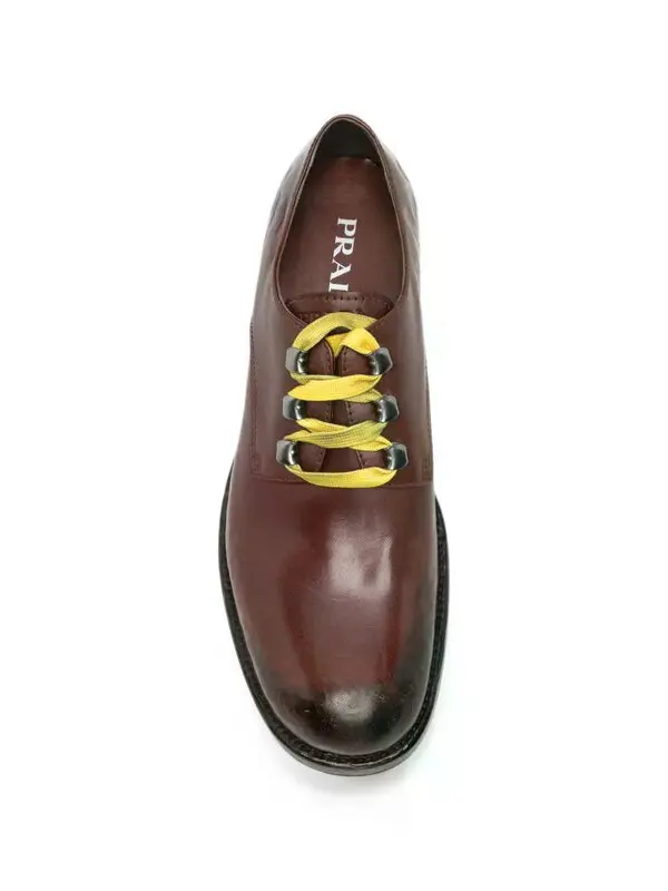 Prada Leather Lace-up Shoes