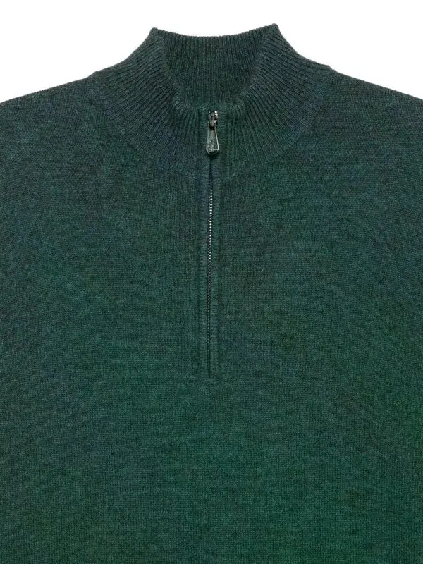 Peuterey Quarter-zip Logo-patch Sweater