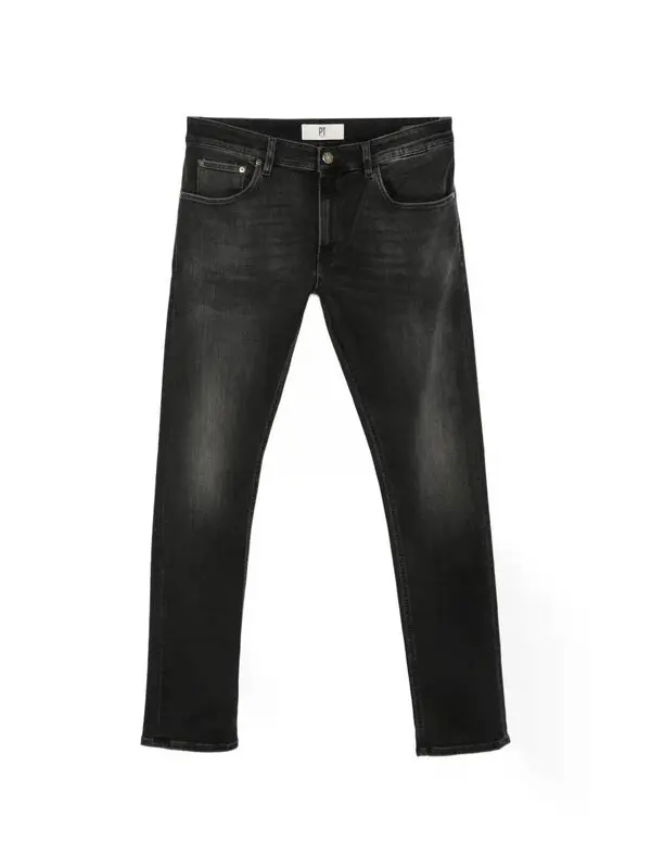 PT TORINO Faded-effect Denim Jeans - Black