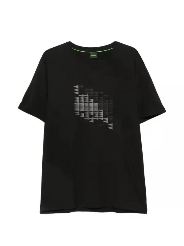 BOSS Geometric-print T-shirt