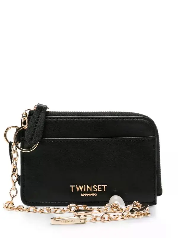 TWINSET Logo-plaque Chain-link Wallet