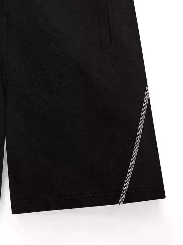 Givenchy Fleece Bermuda Shorts With Contrast Seams