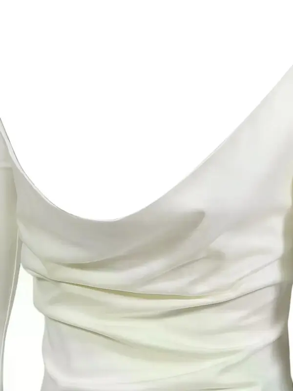MARKGONG Graphic-print Backless T-shirt
